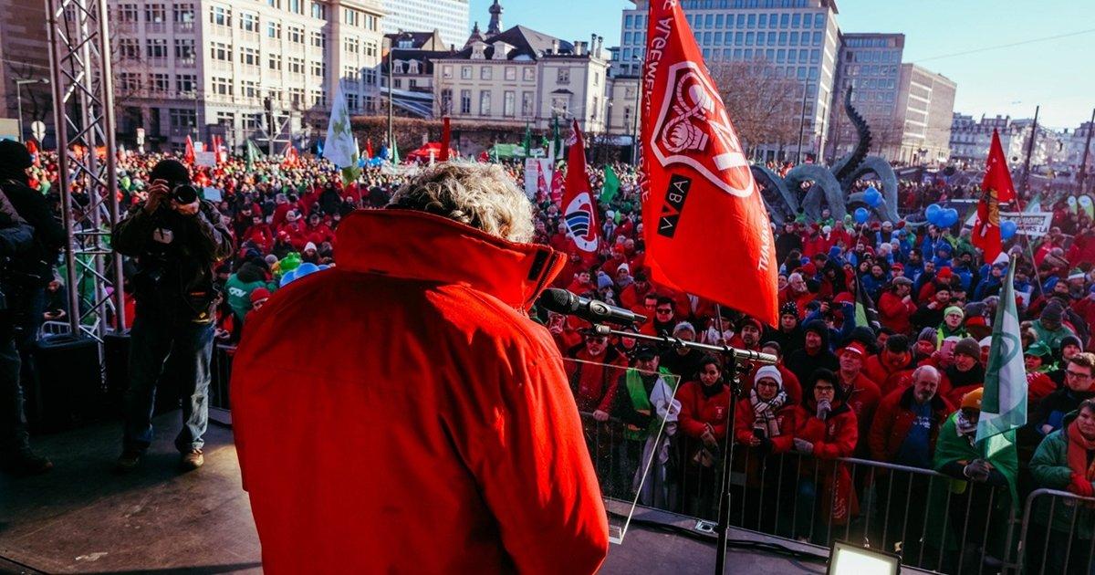 PTB e sindicatos alertam para os «ataques» do novo governo belga ...