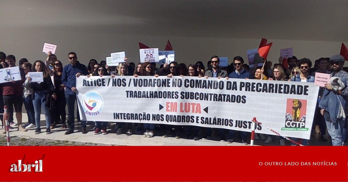 Greves nos call centers da MEO e NOS com adesão de 80% | AbrilAbril